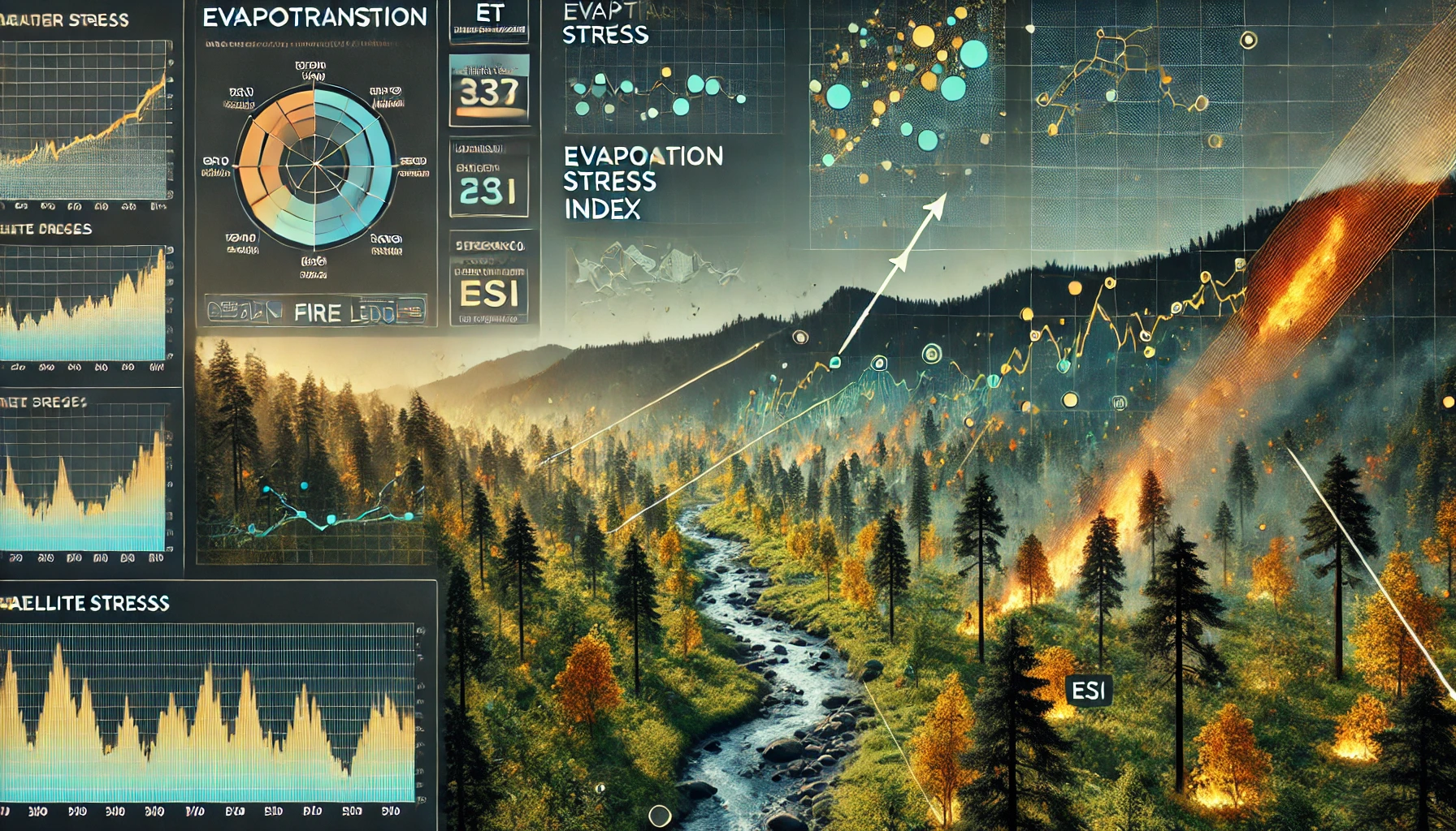 Analyzing Water Stress Dynamics and Fire Spread Using Remote Sensing ...